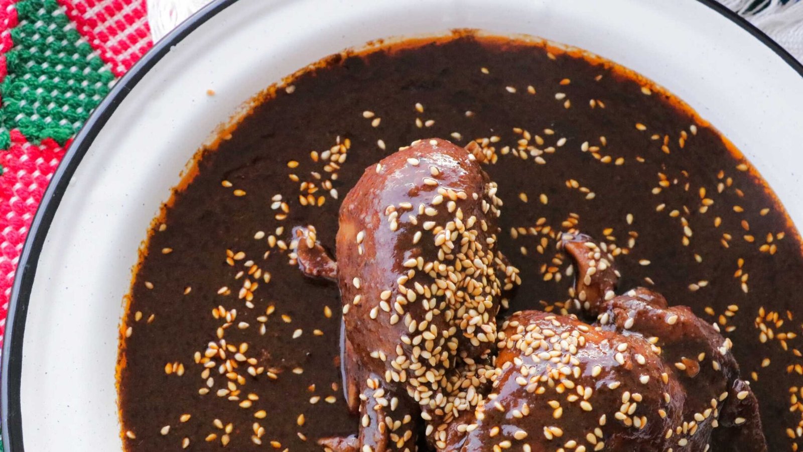 Mole with Peanut Butter and Chocolate Recipe – Easy Homemade Mexican ...